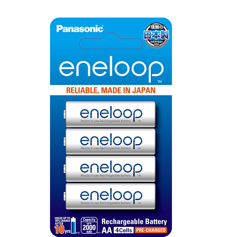 ถ่านชาร์จ Eneloop Aa 4ก้อน Panasonic Bk 3mcce 4nt ถ่านไฟฉาย ถ่านชาร์จ